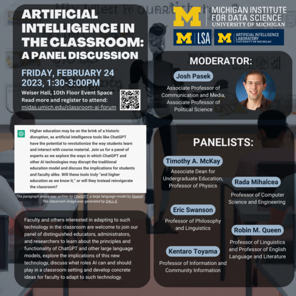 Artificial Intelligence in the Classroom - U-M Ross Business+Tech
